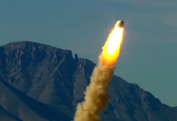 Blue Origin plans to test the capsule abort system during an actual launch.