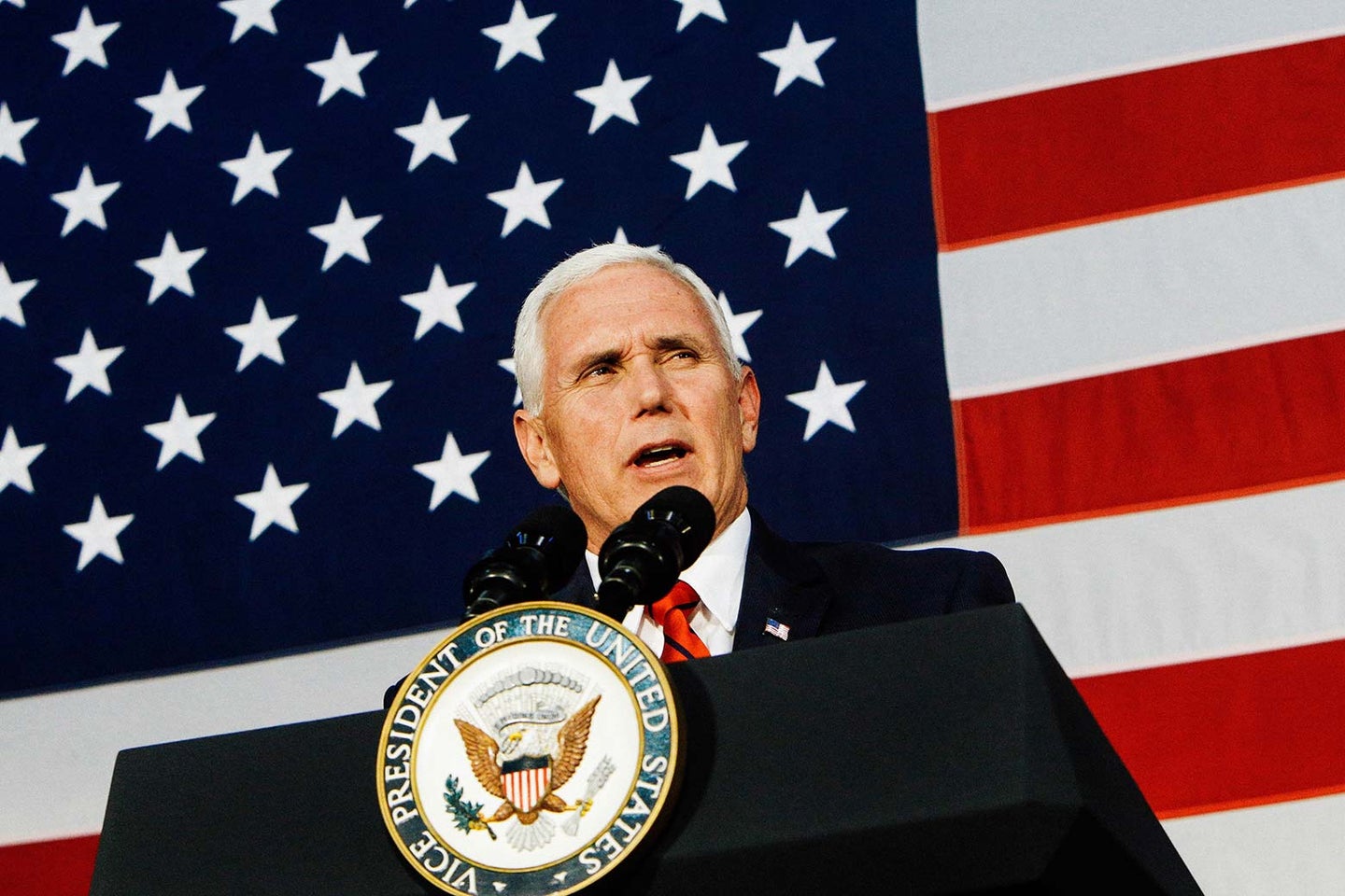 Mike Pence gave a Trump stump speech to a crowd of Southern Baptists ...