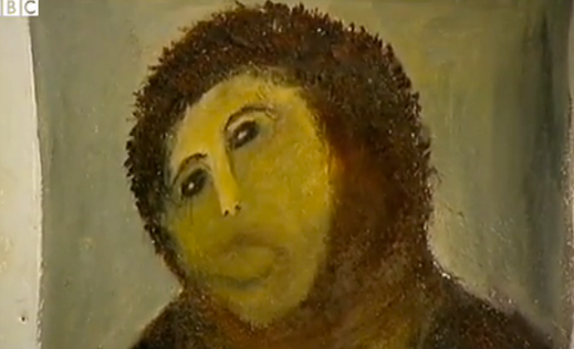 Ecce Mono: Cecilia Gimenez's botched fresco restoration turns into a ...