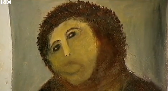 Ecce Mono: Cecilia Gimenez's botched fresco restoration turns into a ...