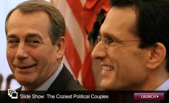 Political couples: Obama and Biden, Boehner and Cantor, Lieberman and ...