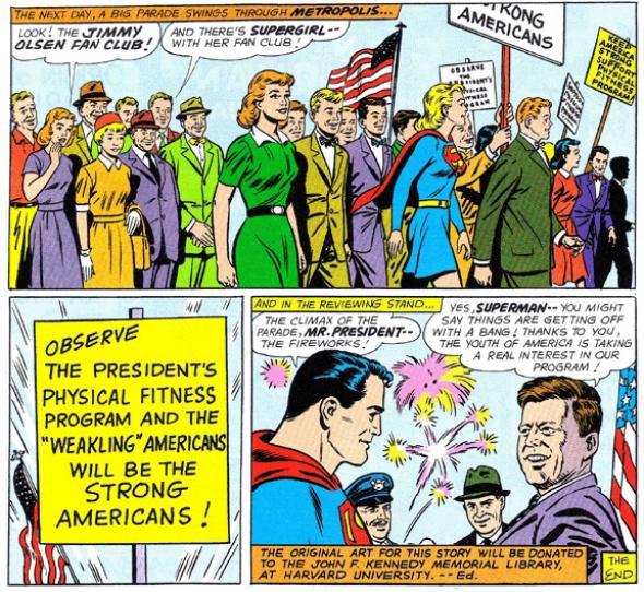 JFK assassination: Superman comic dedicated to Kennedy.