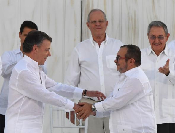 Colombia signs historic peace deal with FARC rebels.