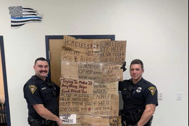 Alabama police apologize after outrage over “homeless quilt” photo.
