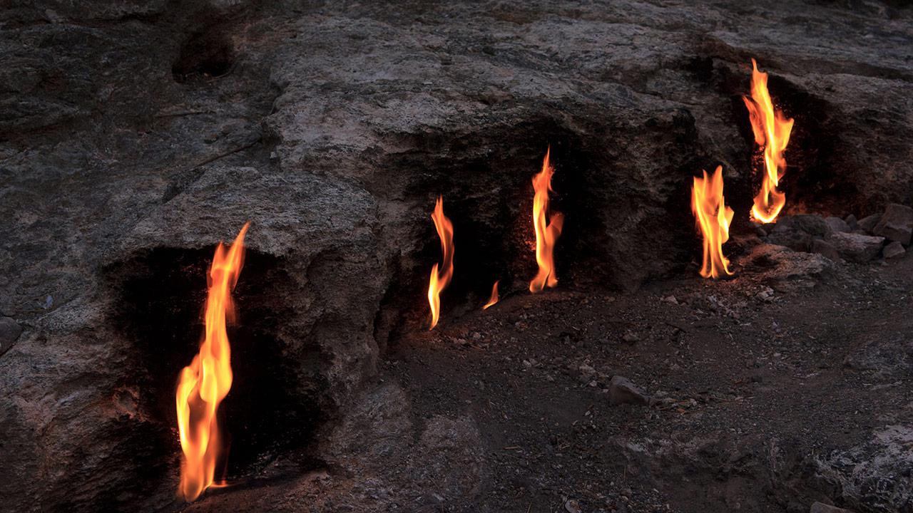 Turkey Yanartas flame explained: Homer-inspiring mountain fire ...