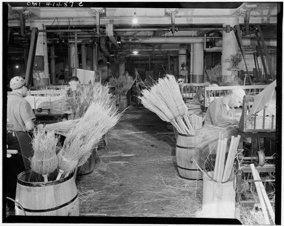 Broom history: How it became flat.