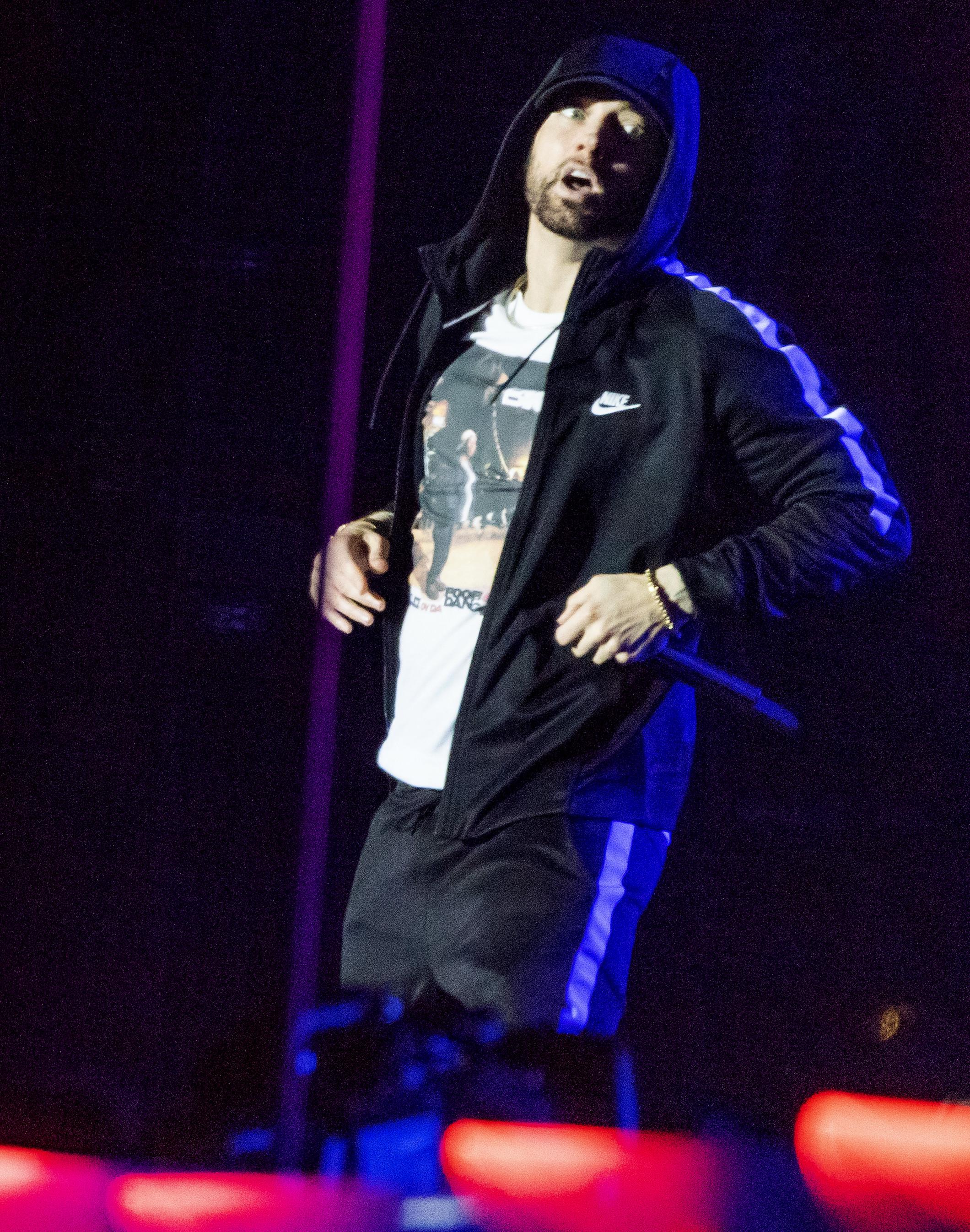 New Eminem rap alleges the Secret Service paid the rapper a visit.