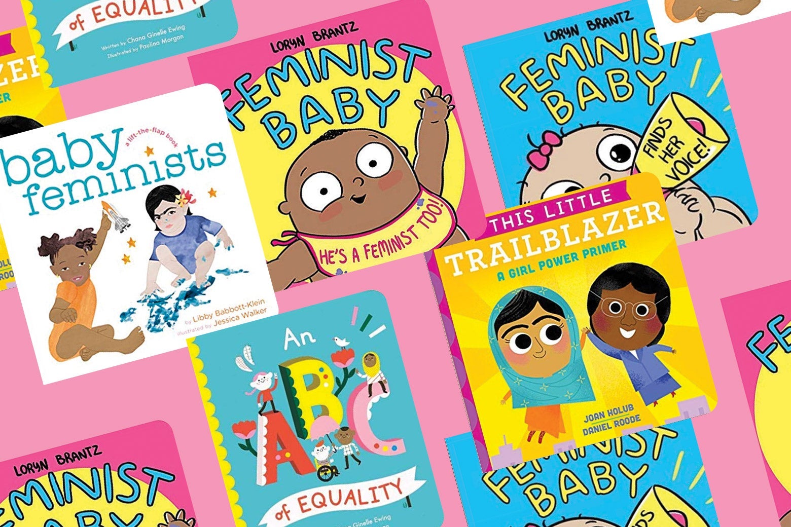 Feminist Baby and other board books about women’s rights.