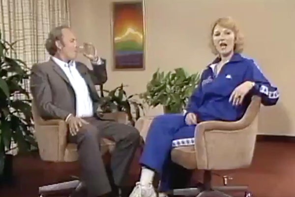 Leta Powell Drake is delighted that her celebrity interviews went viral.