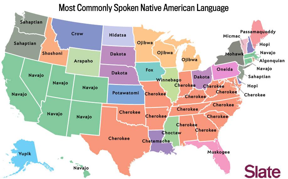 Language map: What’s the most popular language in your state?