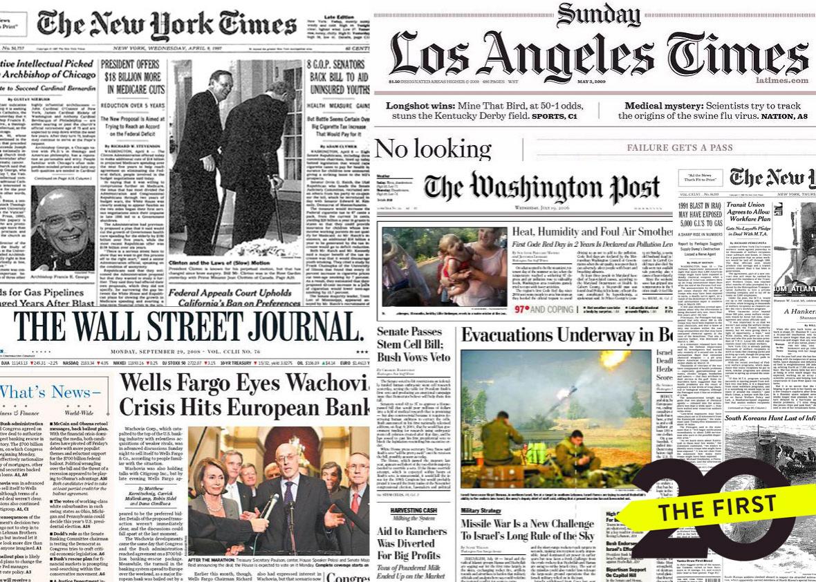 Slate’s Today’s Papers invented aggregation journalism.