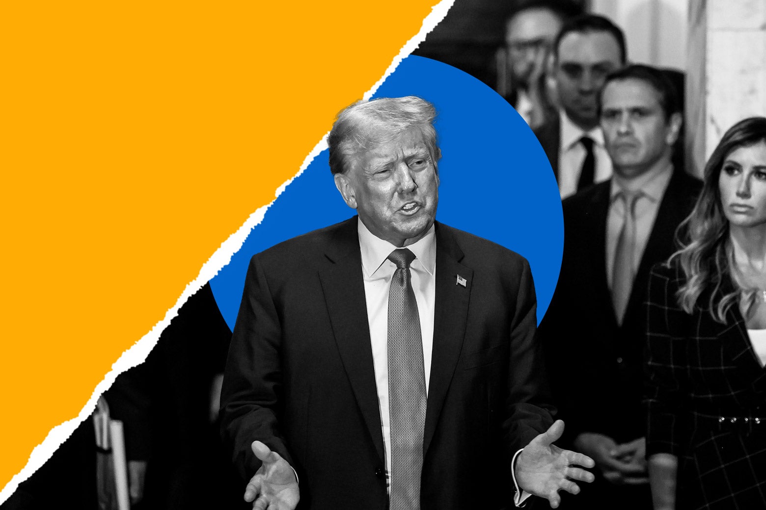 Donald Trump’s confusing, confused defense.